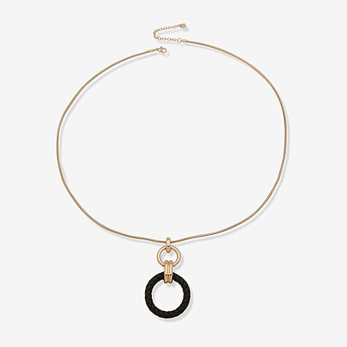 Click here for Worthington Gold Tone Womens 34 Inch Pendant Neckl... prices