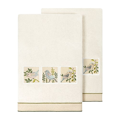 Click here for Linum Home Turkish Cotton Belinda Embellished 2-Pc... prices