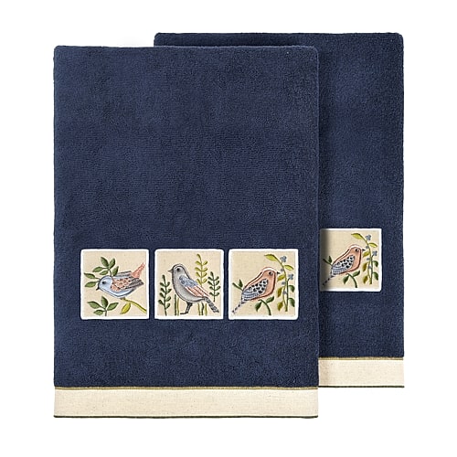 Click here for Linum Home Textiles Belinda 2-pc. Embellished Anim... prices