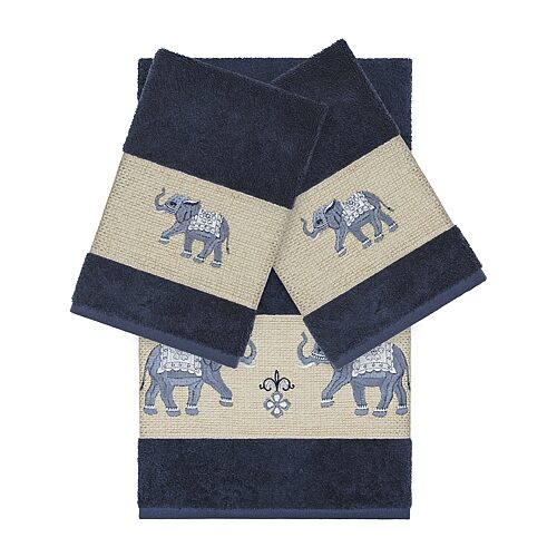 Click here for Linum Home Textiles Quinn 3-pc. Bath Towel Set  On... prices