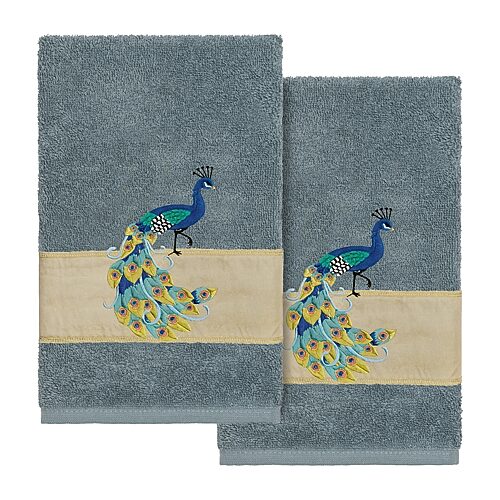 Click here for Linum Home Turkish Cotton Penelope Embellished 2-P... prices
