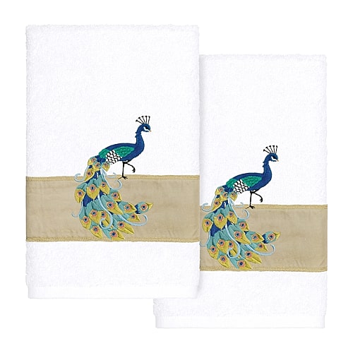 Click here for Linum Home Turkish Cotton Penelope Embellished 2-P... prices