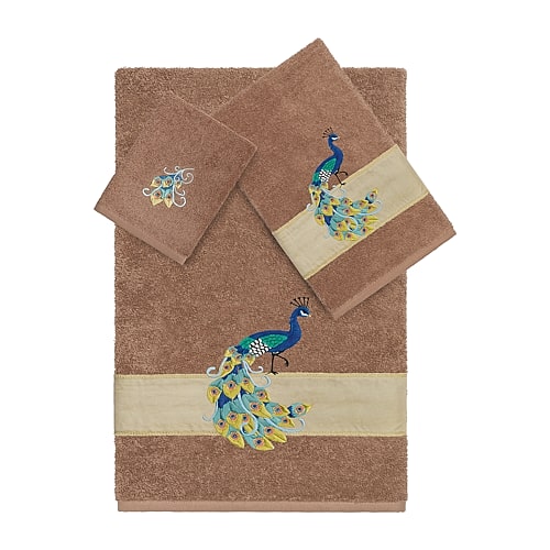 Click here for Linum Home Turkish Cotton Penelope Embellished 3-P... prices