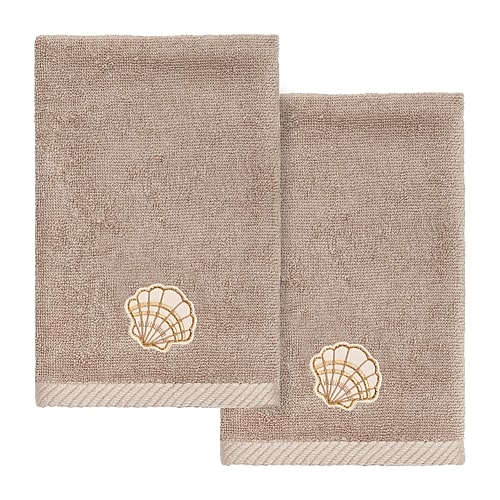 Click here for Linum Home Textiles Shell Row 2-pc. Embellished Fi... prices