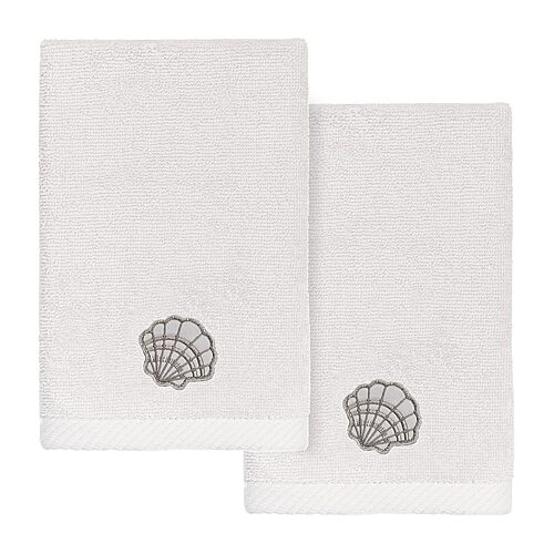 Click here for Linum Home Textiles Shell Row 2-pc. Embellished Fi... prices