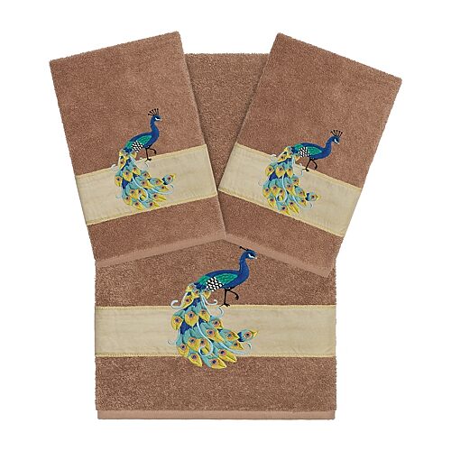 Click here for Linum Home Turkish Cotton Penelope Embellished 3-P... prices