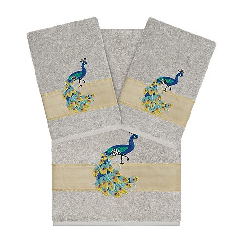 Click here for Linum Home Turkish Cotton Penelope Embellished 3-P... prices