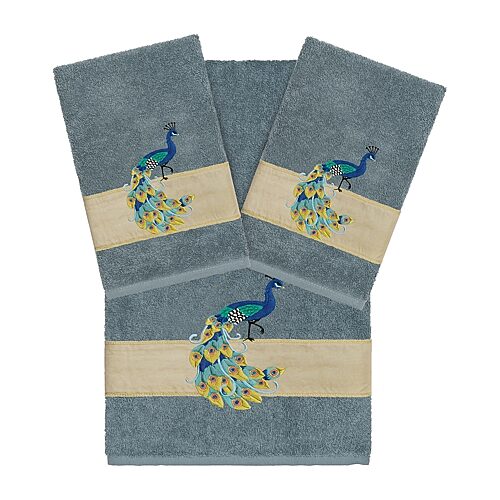 Click here for Linum Home Turkish Cotton Penelope Embellished 3-P... prices