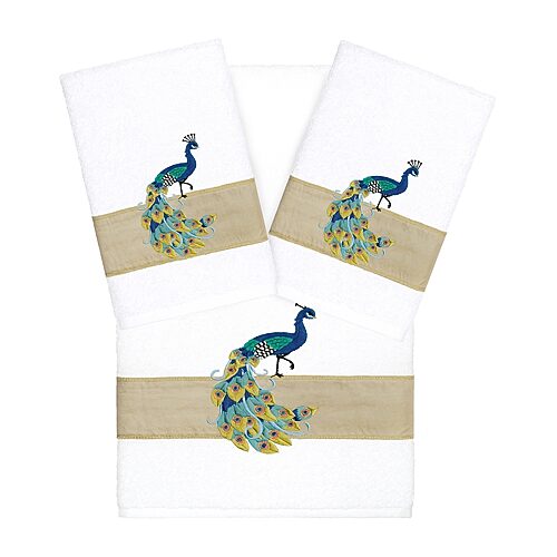 Click here for Linum Home Turkish Cotton Penelope Embellished 3-P... prices