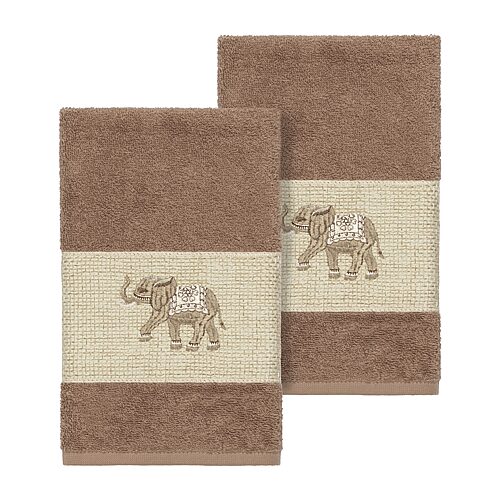Click here for Linum Home Textiles Quinn 2-pc. Embellished Hand T... prices
