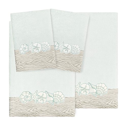 Click here for Linum Home Textiles Shell Row 4-pc. Bath Towel Set... prices