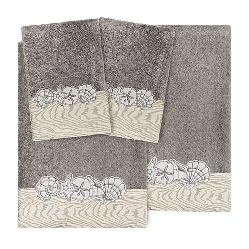 Click here for Linum Home Textiles Shell Row 4-pc. Bath Towel Set... prices