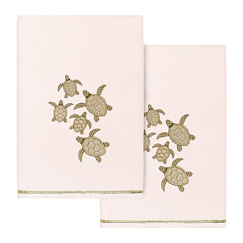 Click here for Linum Home Textiles Tortuga 2-pc. Embellished Anim... prices