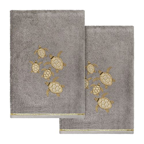 Click here for Linum Home Textiles Tortuga 2-pc. Embellished Anim... prices