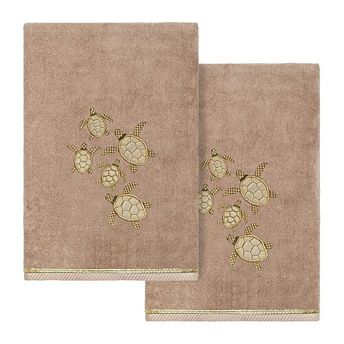 Click here for Linum Home Textiles Tortuga 2-pc. Embellished Anim... prices