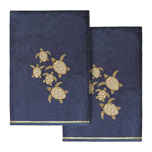 Click here for Linum Home Textiles Tortuga 2-pc. Embellished Anim... prices
