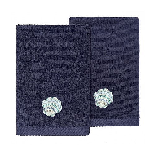 Click here for Linum Home Turkish Cotton Aaron Embellished 2-Pc.... prices
