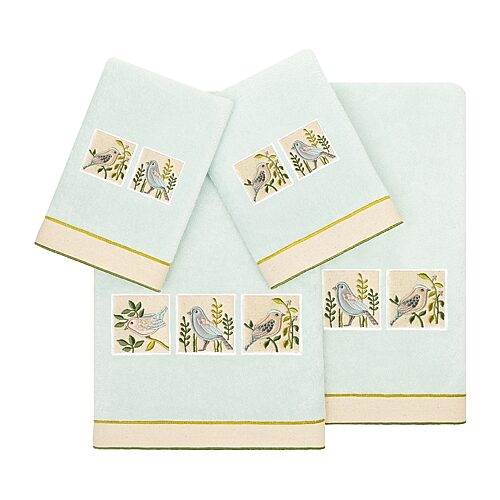 Click here for Linum Home Turkish Cotton Belinda Embellished 4-Pc... prices