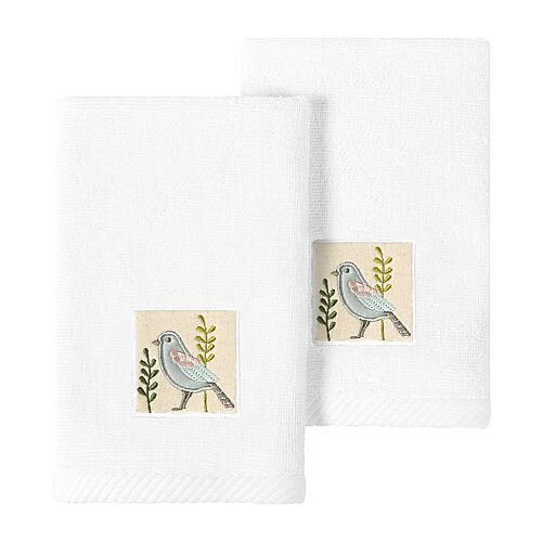 Click here for Linum Home Turkish Cotton Belinda Embellished 2-Pc... prices