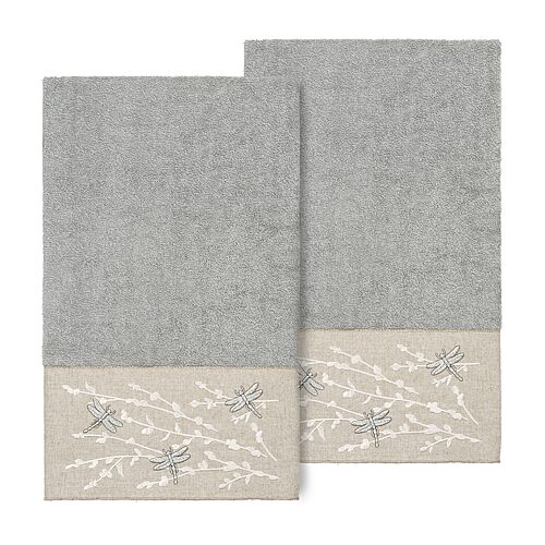 Click here for Linum Home Textiles Braelyn 2-pc. Embellished Anim... prices