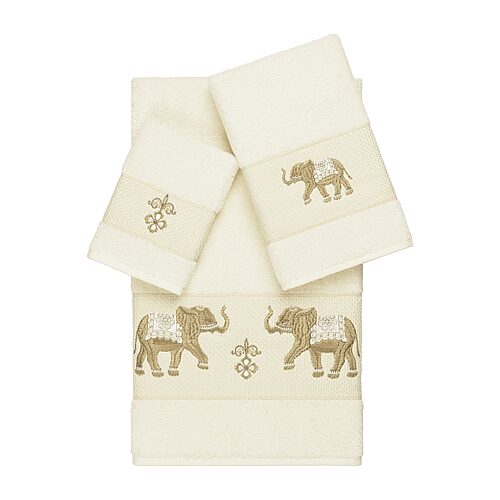 Click here for Linum Home Textiles Quinn 3-pc. Bath Towel Set  On... prices