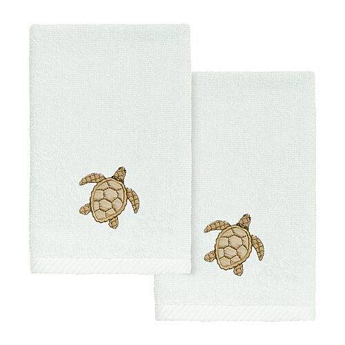 Click here for Linum Home Textiles Tortuga 2-pc. Embellished Fing... prices
