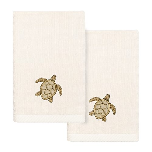 Click here for Linum Home Textiles Tortuga 2-pc. Embellished Fing... prices