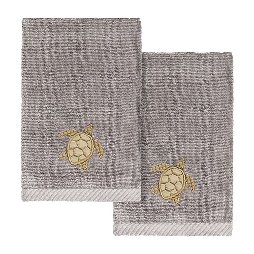 Click here for Linum Home Textiles Tortuga 2-pc. Embellished Fing... prices