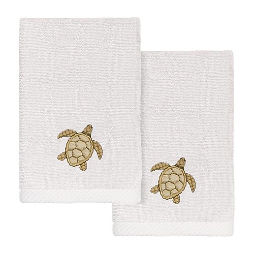 Click here for Linum Home Textiles Tortuga 2-pc. Embellished Fing... prices
