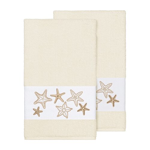 Click here for Linum Home Textiles Lydia 2-pc. Embellished Bath T... prices