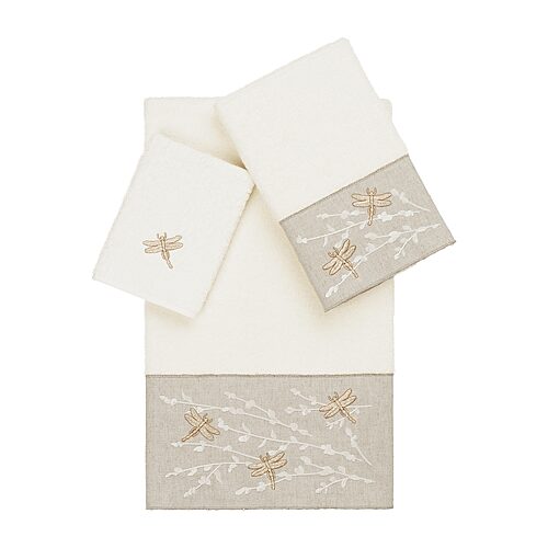 Click here for Linum Home Textiles Braelyn 3-pc. Bath Towel Set... prices