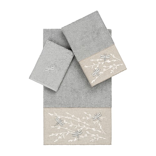 Click here for Linum Home Textiles Braelyn 3-pc. Bath Towel Set... prices