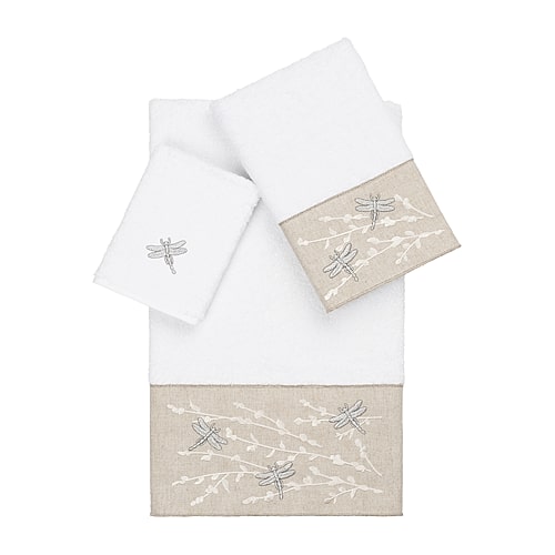 Click here for Linum Home Textiles Braelyn 3-pc. Bath Towel Set... prices