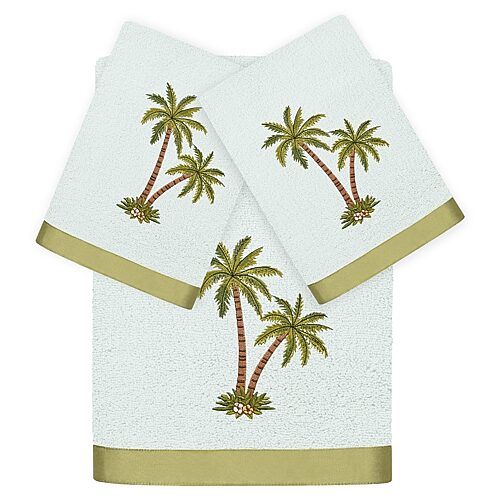 Click here for Linum Home Textiles Palmera 3-pc. Bath Towel Set... prices