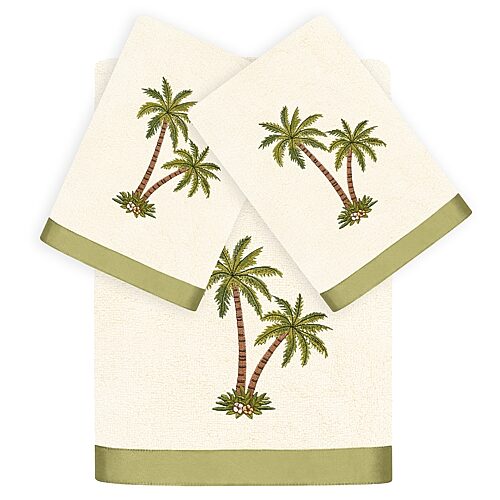 Click here for Linum Home Textiles Palmera 3-pc. Bath Towel Set... prices