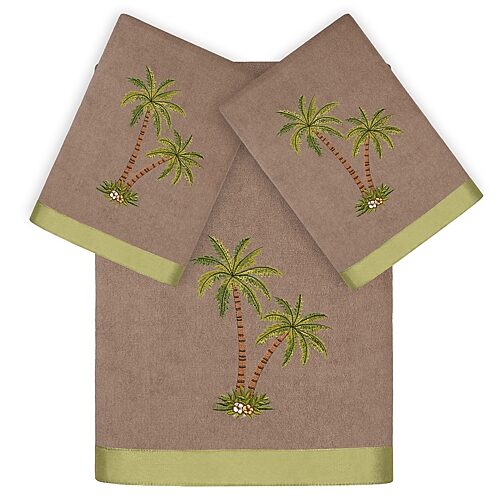Click here for Linum Home Textiles Palmera 3-pc. Bath Towel Set... prices