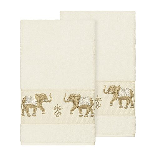 Click here for Linum Home Textiles Quinn 2-pc. Embellished Animal... prices