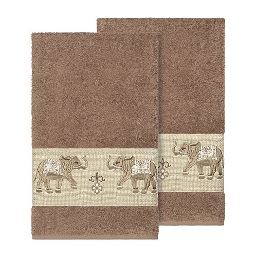 Click here for Linum Home Textiles Quinn 2-pc. Embellished Animal... prices