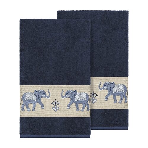 Click here for Linum Home Textiles Quinn 2-pc. Embellished Animal... prices