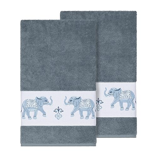 Click here for Linum Home Textiles Quinn 2-pc. Embellished Animal... prices