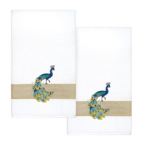 Click here for Linum Home Turkish Cotton Penelope Embellished 2-P... prices