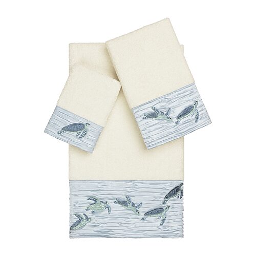 Click here for Linum Home Textiles Mia 3-pc. Bath Towel Set  One... prices