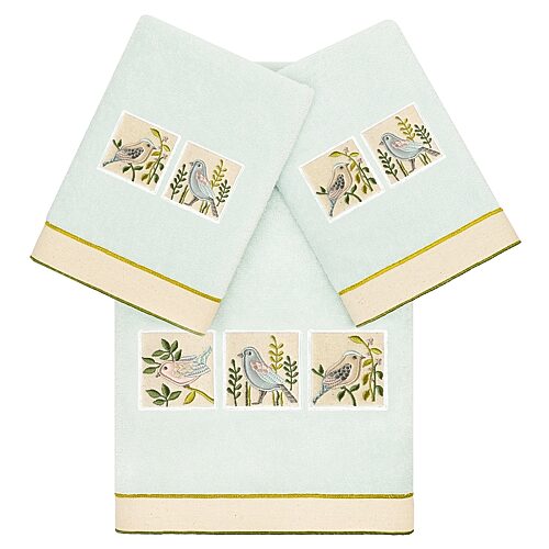 Click here for Linum Home Cotton Belinda Embellished 3-Pc. Towel... prices