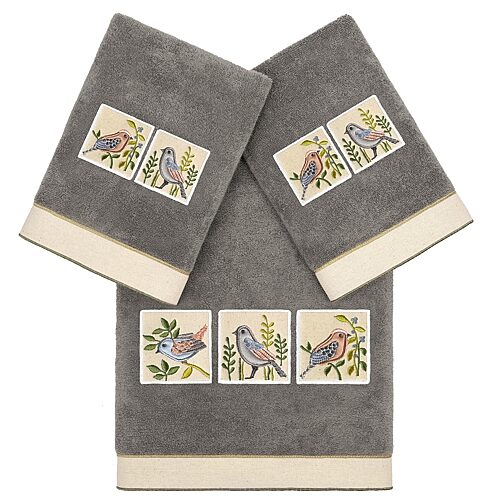 Click here for Linum Home Cotton Belinda Embellished 3-Pc. Towel... prices