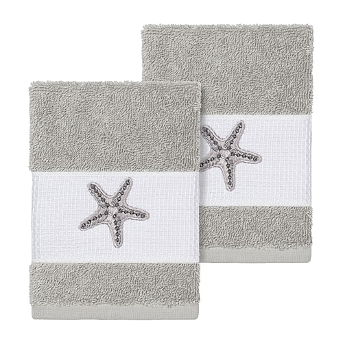 Click here for Linum Home Textiles Lydia 2-pc. Embellished Washcl... prices
