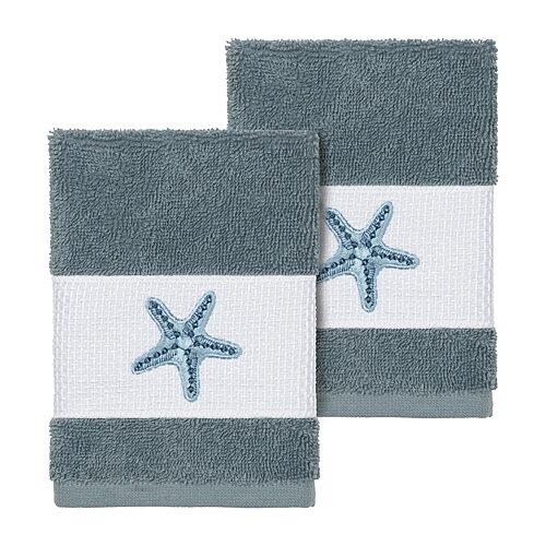 Click here for Linum Home Textiles Lydia 2-pc. Embellished Washcl... prices