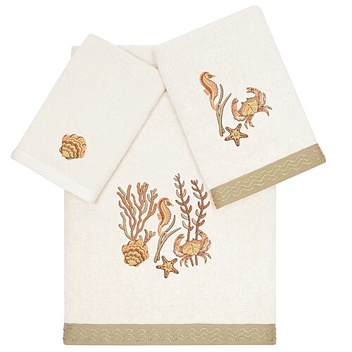 Click here for Linum Home Textiles Aaron 3-pc. Bath Towel Set  On... prices