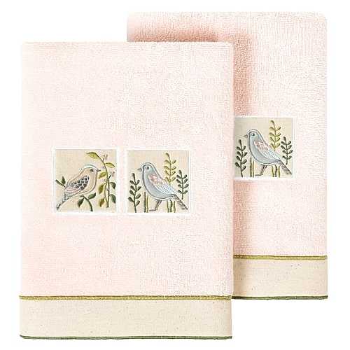Click here for Linum Home Turkish Cotton Belinda Embellished 2-Pc... prices