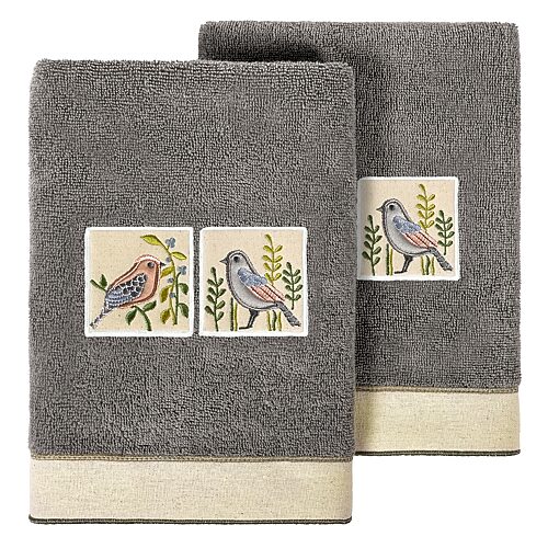 Click here for Linum Home Turkish Cotton Belinda Embellished 2-Pc... prices