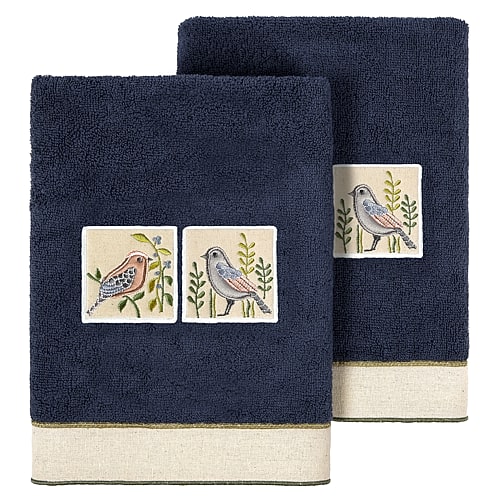 Click here for Linum Home Turkish Cotton Belinda Embellished 2-Pc... prices